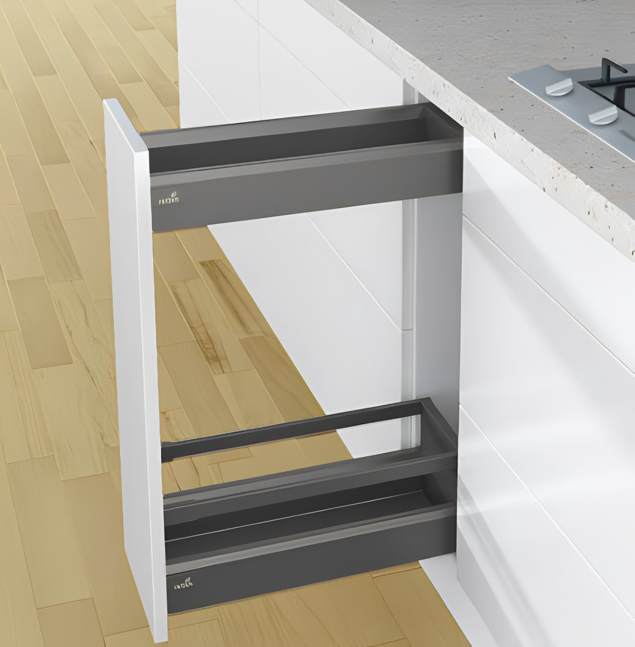 ArciTech 2 Tier Pullout 300mm - Bottle Pullouts - Truww Products ...