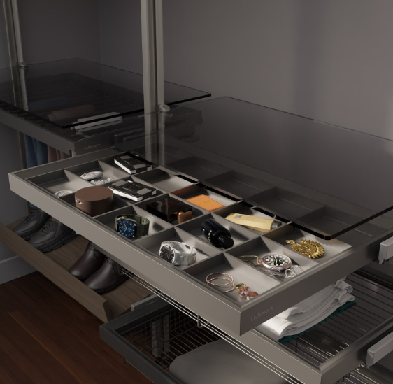 Wardrobe Pullout Drawer Organiser - Internal Accessories - Truww ...