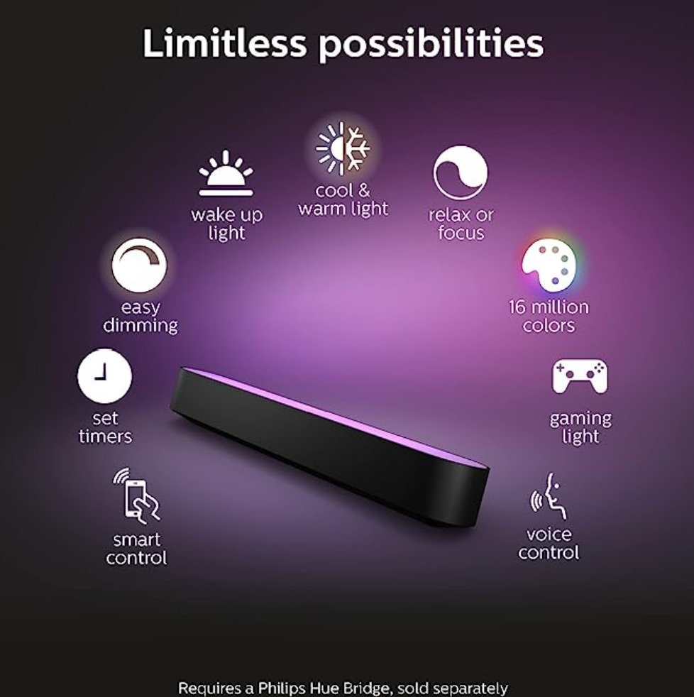 Philips Hue Play Smart LED Light Bar - Home Automation - Truww Products ...